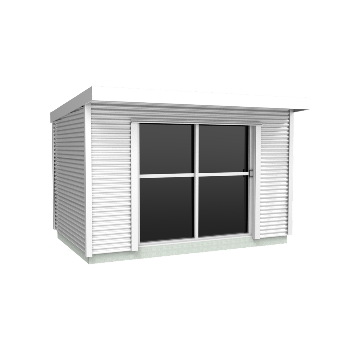 Cabin Lean To Kaipara Duratuf 4X2.5X2.63M Sandstone Grey - Bunnings New ...