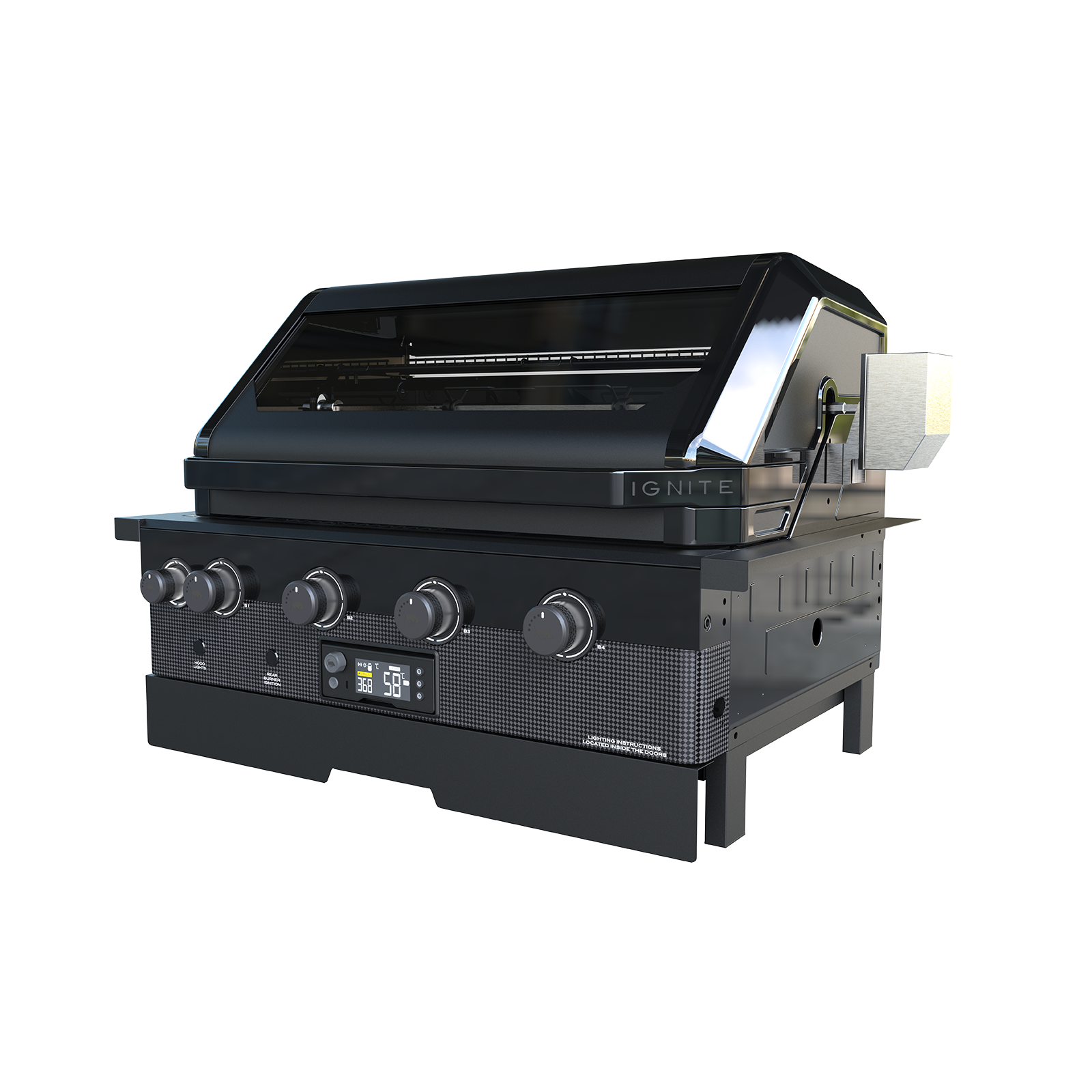 Ignite + 4 Burner Gas Built In BBQ | Bunnings Warehouse
