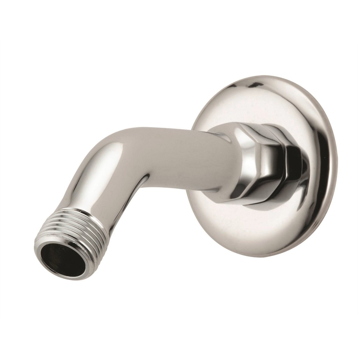 Shower Accessory Wall Plate Tube & Arm 45 Degree - Chrome - Bunnings ...