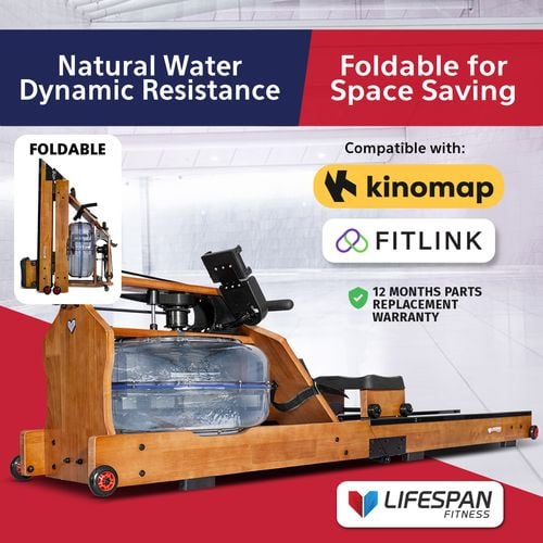 Lifespan Fitness ROWER-760 Water Resistance Foldable Rowing Machine ...