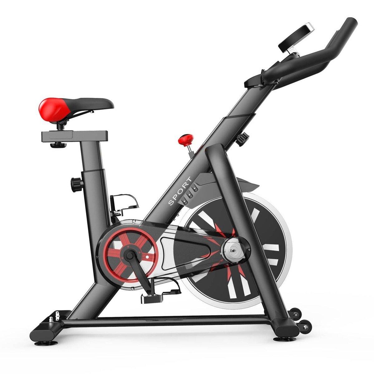 Fitness Master Exercise Spin Bike 8kg Flywheel Fitness Commercial Home ...