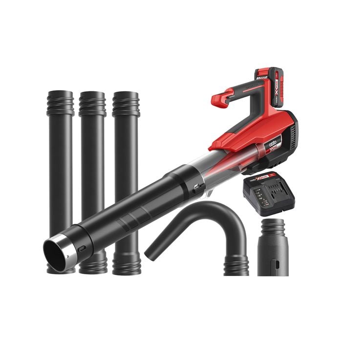 Ozito PXC 18V Brushless Jet Blower with Gutter Cleaning Set 4.0Ah Kit ...