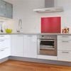 Stein 900mm Blush Red Glass Splashback - Bunnings New Zealand