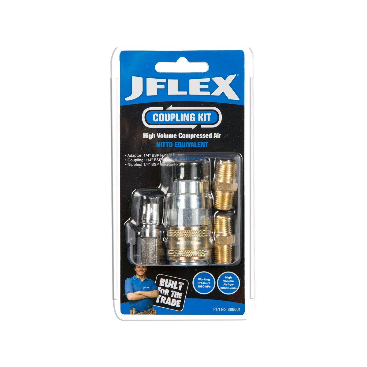 JFLEX 4 Piece Couplings Kit - Suits Air-Tools - Bunnings New Zealand