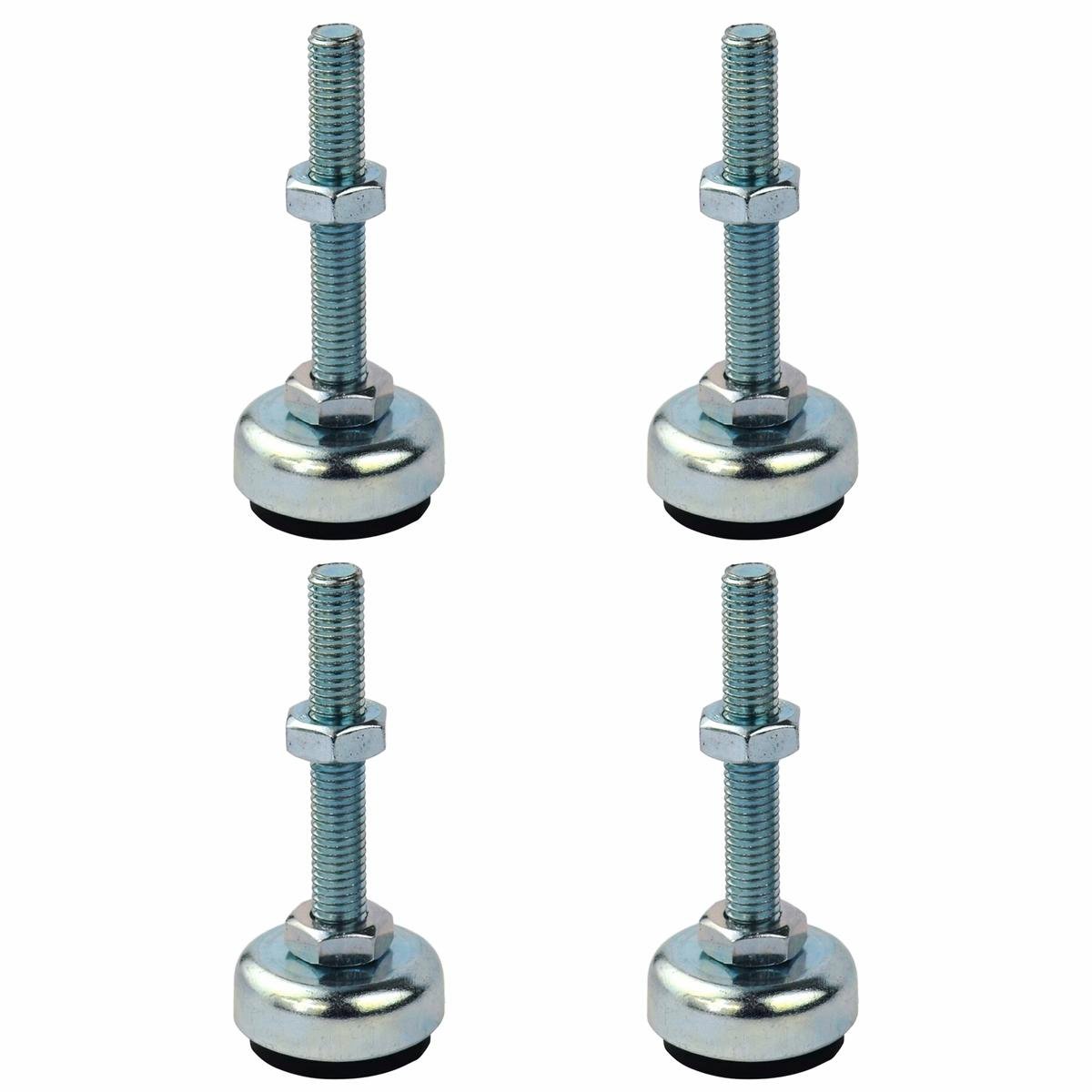 Richmond 50mm x M8 Steel Fixed Levelling Feet - 4 Pack - Bunnings Australia