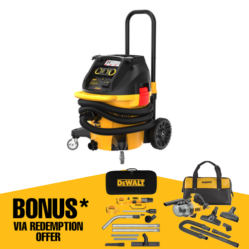 DeWALT 38L High Performance H-Class Dust Extractor - Bunnings Australia