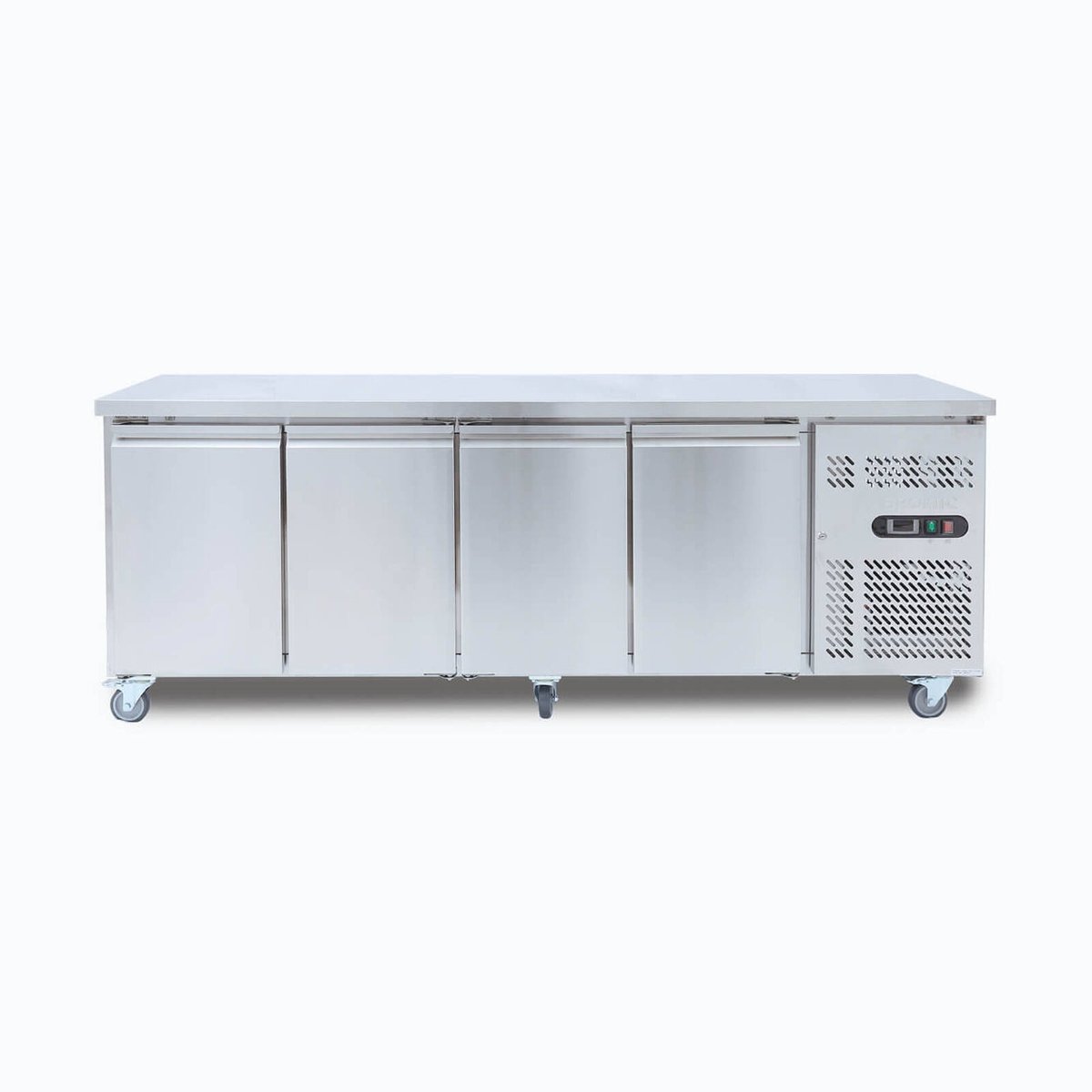 Under Bench Freezer - 553L - 4 Doors - Stainless Steel - Bunnings Australia