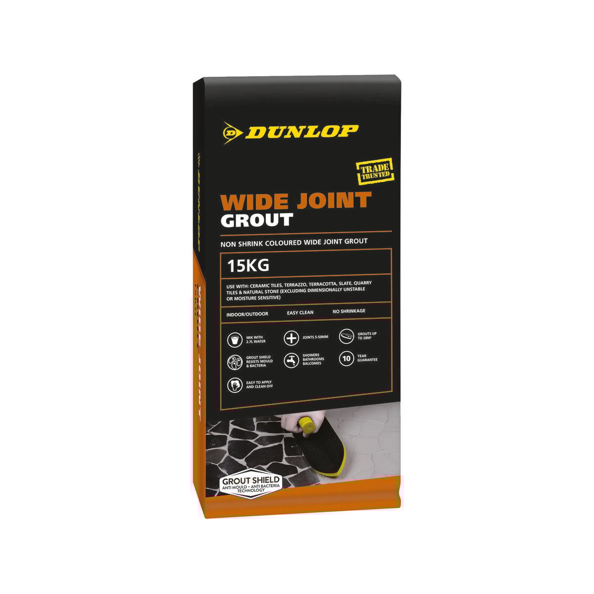 Dunlop 15kg Mid Grey Wide Joint Grout - Bunnings Australia