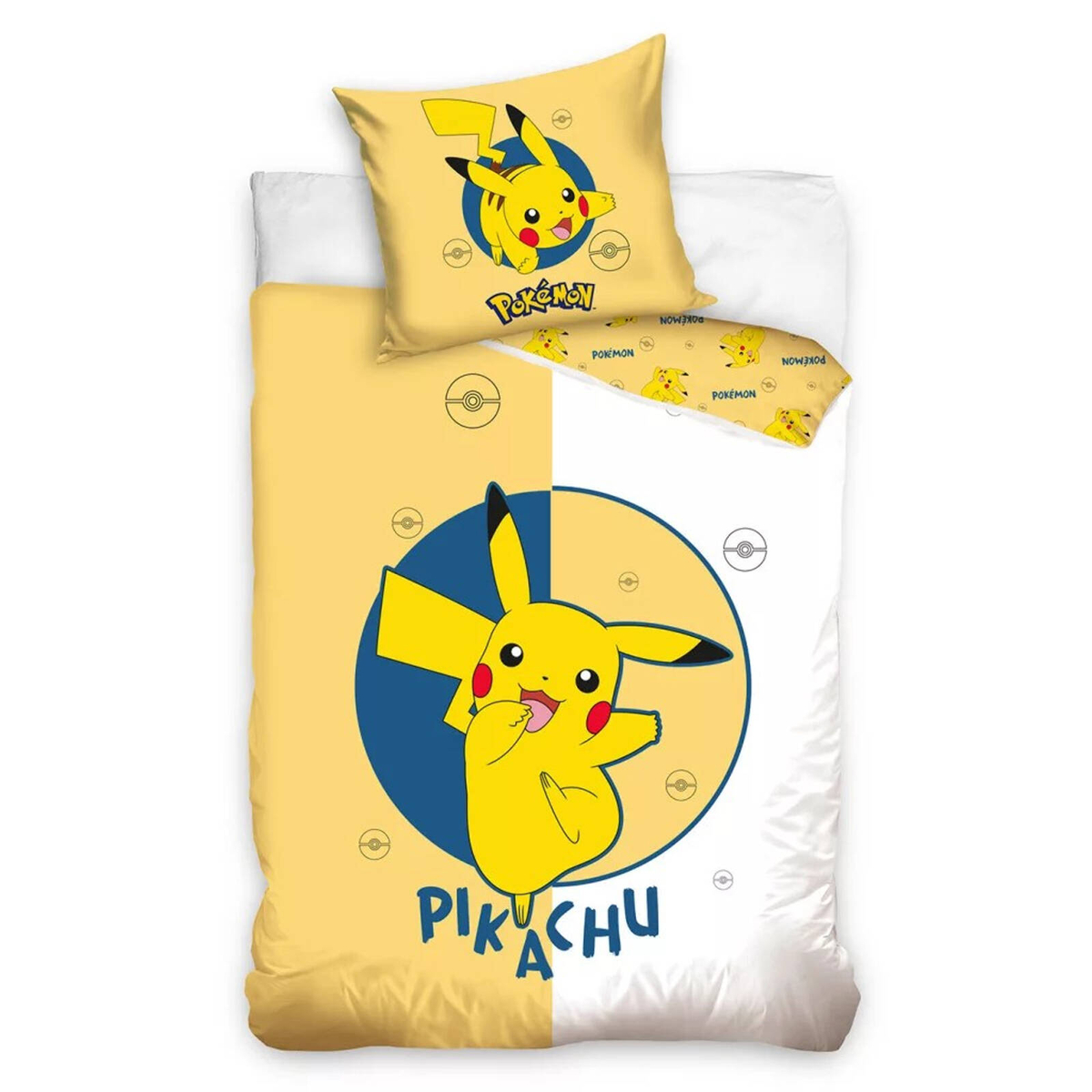 Pokemon Split Cotton Quilt Cover Set - Single Bed Size - Bunnings Australia