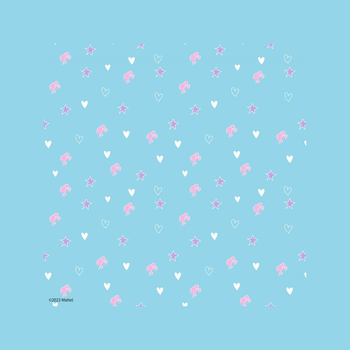 Barbie Sweet Vibes Blue Star 57cm x 10m Wallpaper Roll - Bunnings Australia