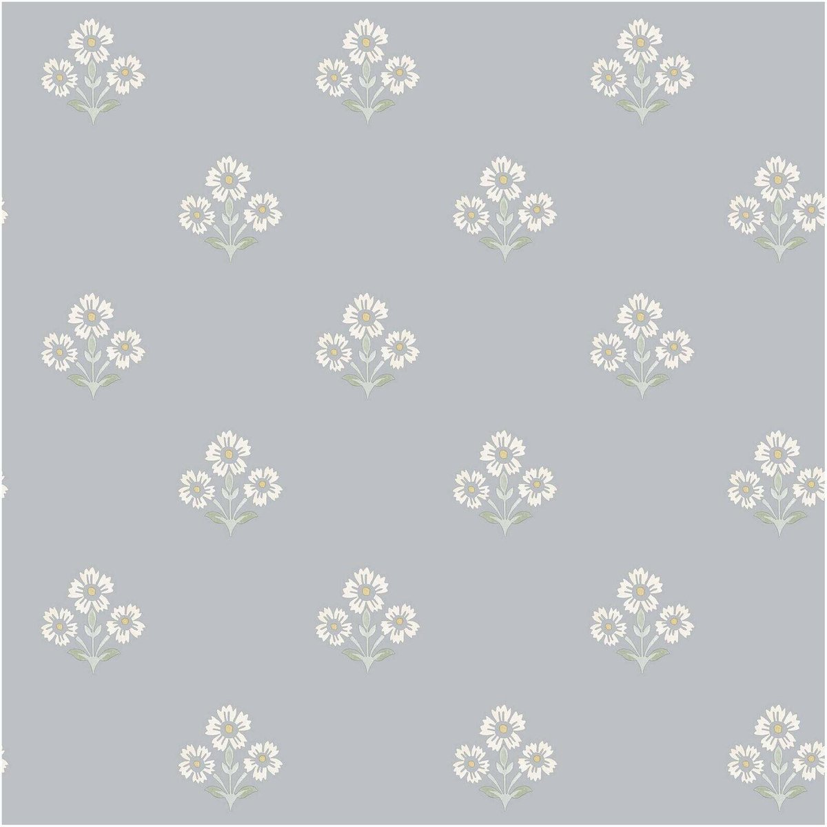 Mini Flowers Blue, Wallpaper 10.05m x 53cm Wallpaper Boutique ...