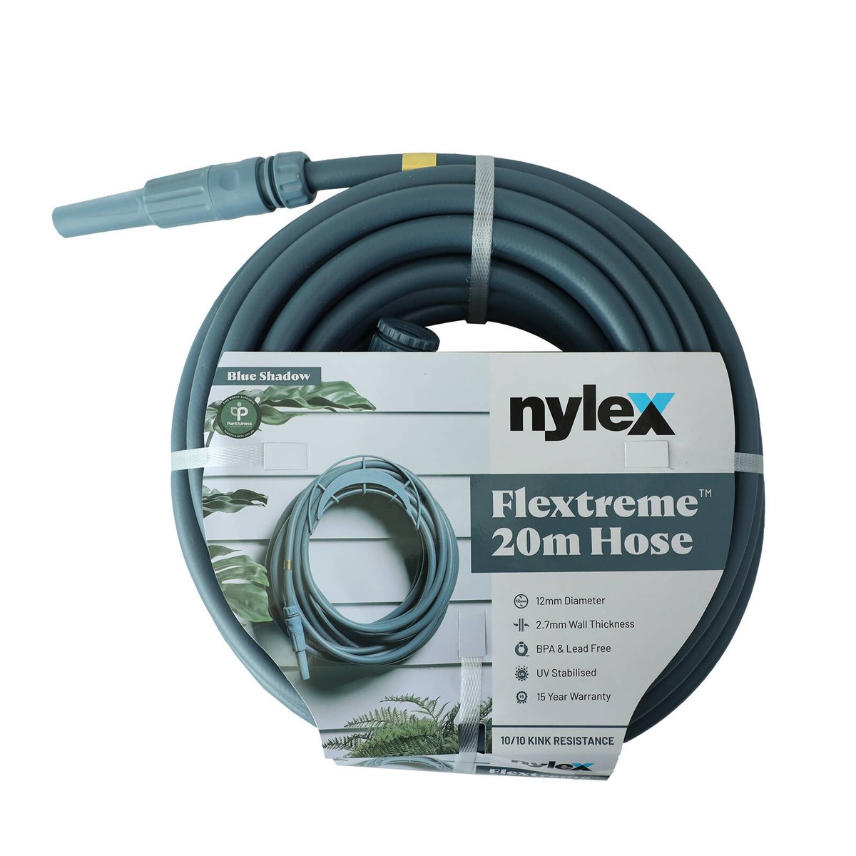Nylex 12mm x 20m Blue Shadow Flextreme Garden Hose - Bunnings Australia
