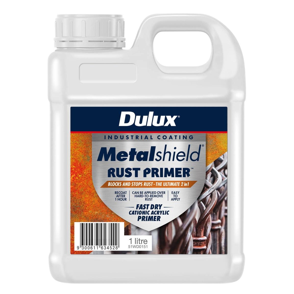 Dulux Metalshield Rust Primer - .5L - Bunnings New Zealand