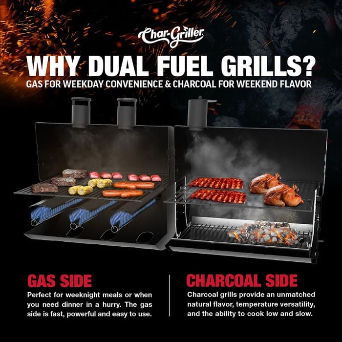 Char-Griller Double Play Dual Function BBQ - LCC27 - Bunnings Australia