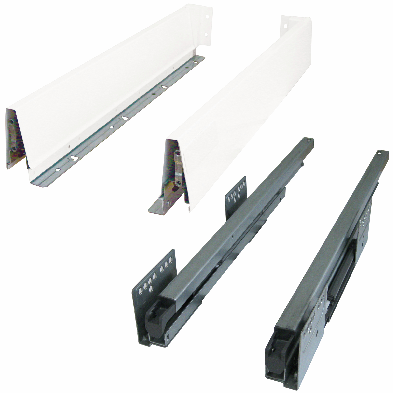 Hafele 86 x 500mm White Soft Close Drawer Bunnings Australia
