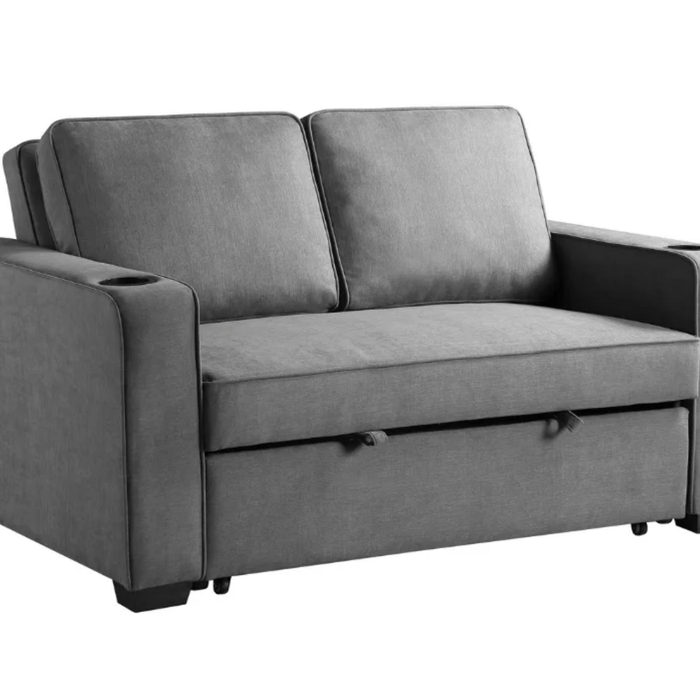 Miles 2 Seater Sofa Bed- Dark Grey - Bunnings Australia