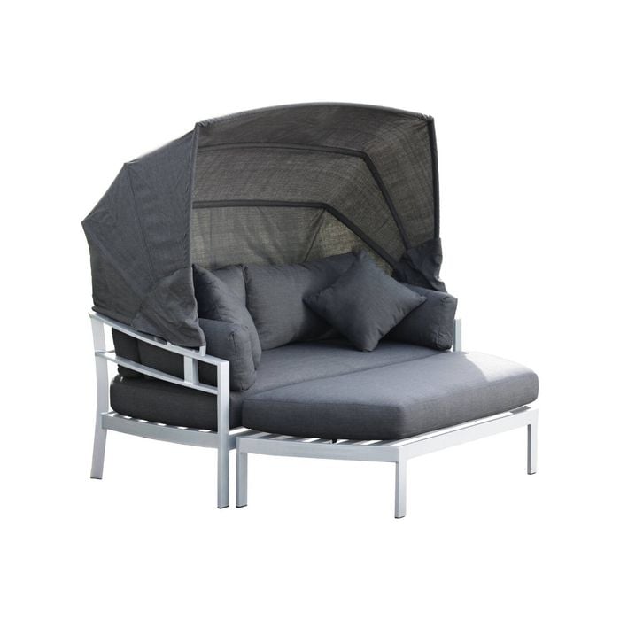FurnitureOkay Manly Aluminium Outdoor Daybed White Bunnings Australia