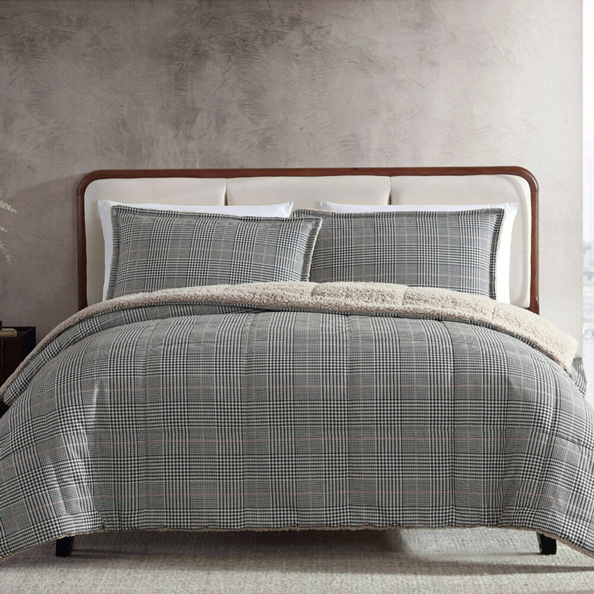 3pc Ardor Queen/King Henry Reversible Comforter Set - Coffee - Bunnings ...