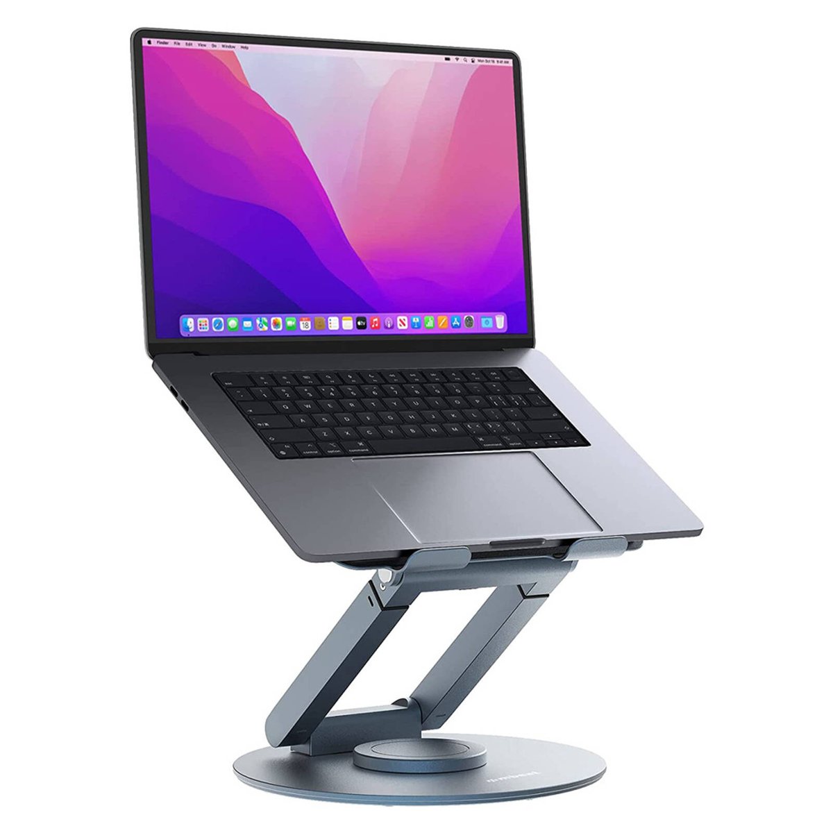 mBeat 360 Degrees Rotating Laptop Stand w/ Height Adjustment Space Grey ...