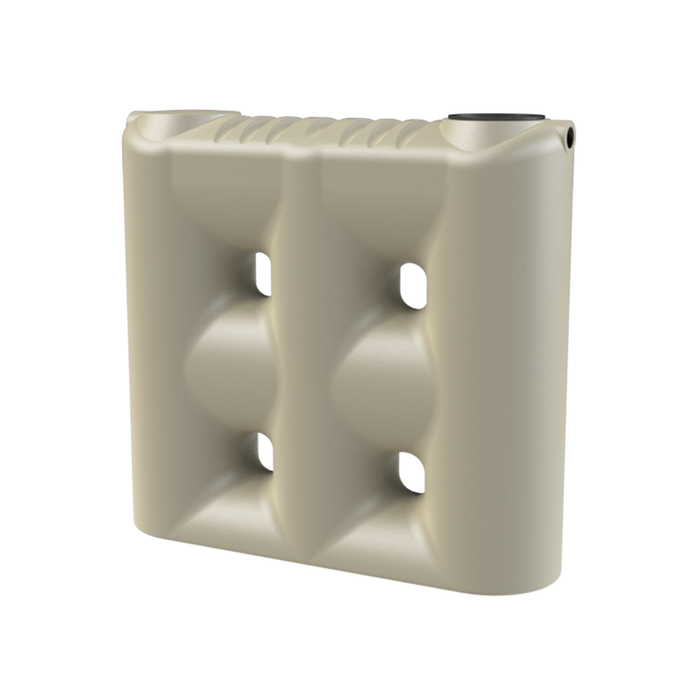 Melro Tanks 2000L Smooth Cream Slimline 2020 Polyethylene Water Tank ...