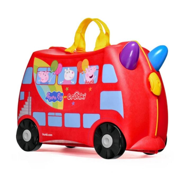 Trunki Ride on Kids Suitcase Luggage Toy Box Peppa Pig - Bunnings Australia