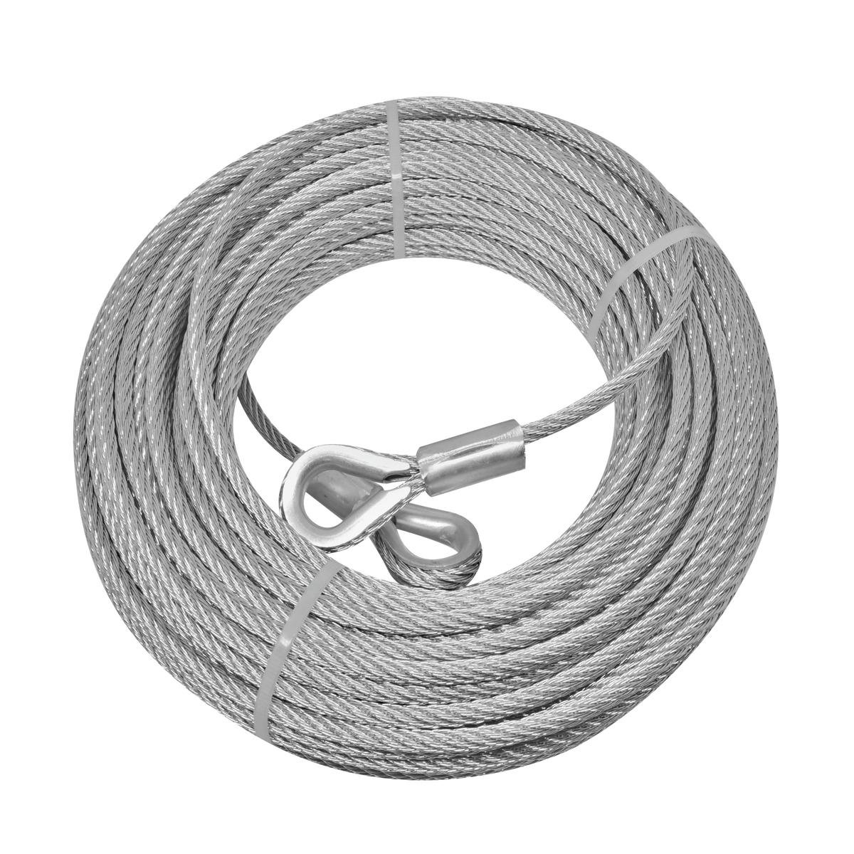 Pinnacle 5mm x 30m Galvanised Wire Rope with Loops - Bunnings New Zealand