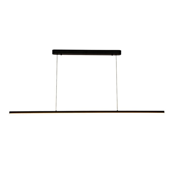 Vencha Beam 30w LED Linear Pendant Light - 1.5m Black - Bunnings Australia