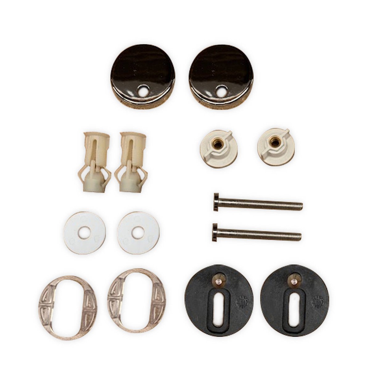 Loo With A View Quick Release Hinges Toilet Seat Fixing Kit - Bunnings ...