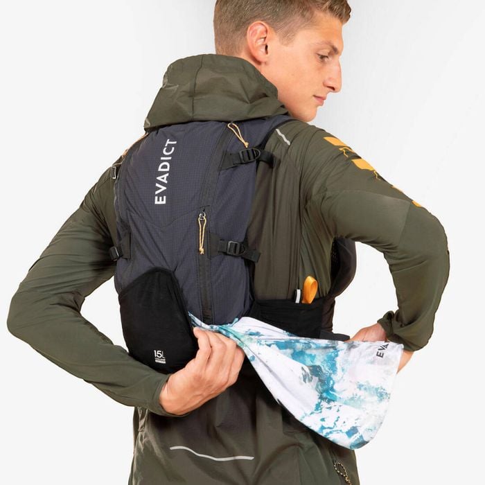 Ultra Trail Running Bag 15L - Carbon Grey - XL - Bunnings Australia