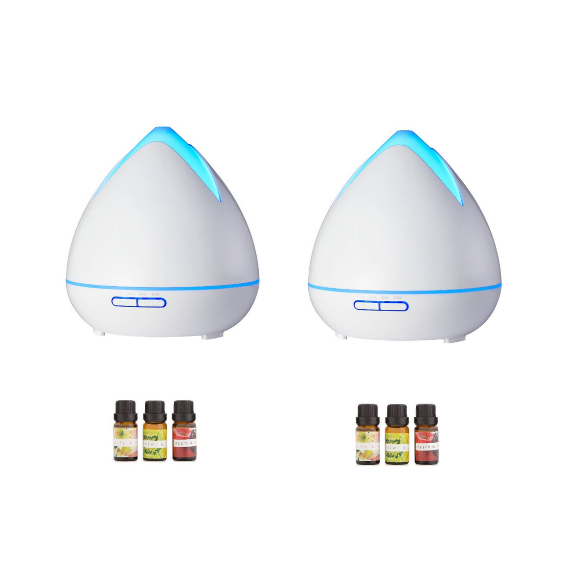 2 x PureSpa Ultrasonic Diffusers + 6 Diffuser Oils Set White - Bunnings ...