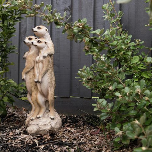 Northcote Pottery 21cm Meerkats Garden Statue - Bunnings Australia