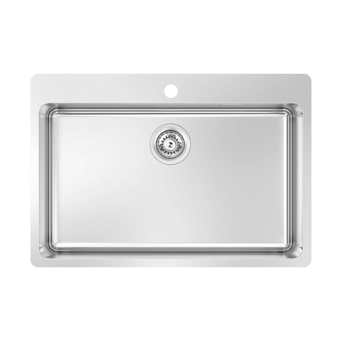 Abey 70L Stainless Steel Single Laundry Tub With Overflow LT70B ...