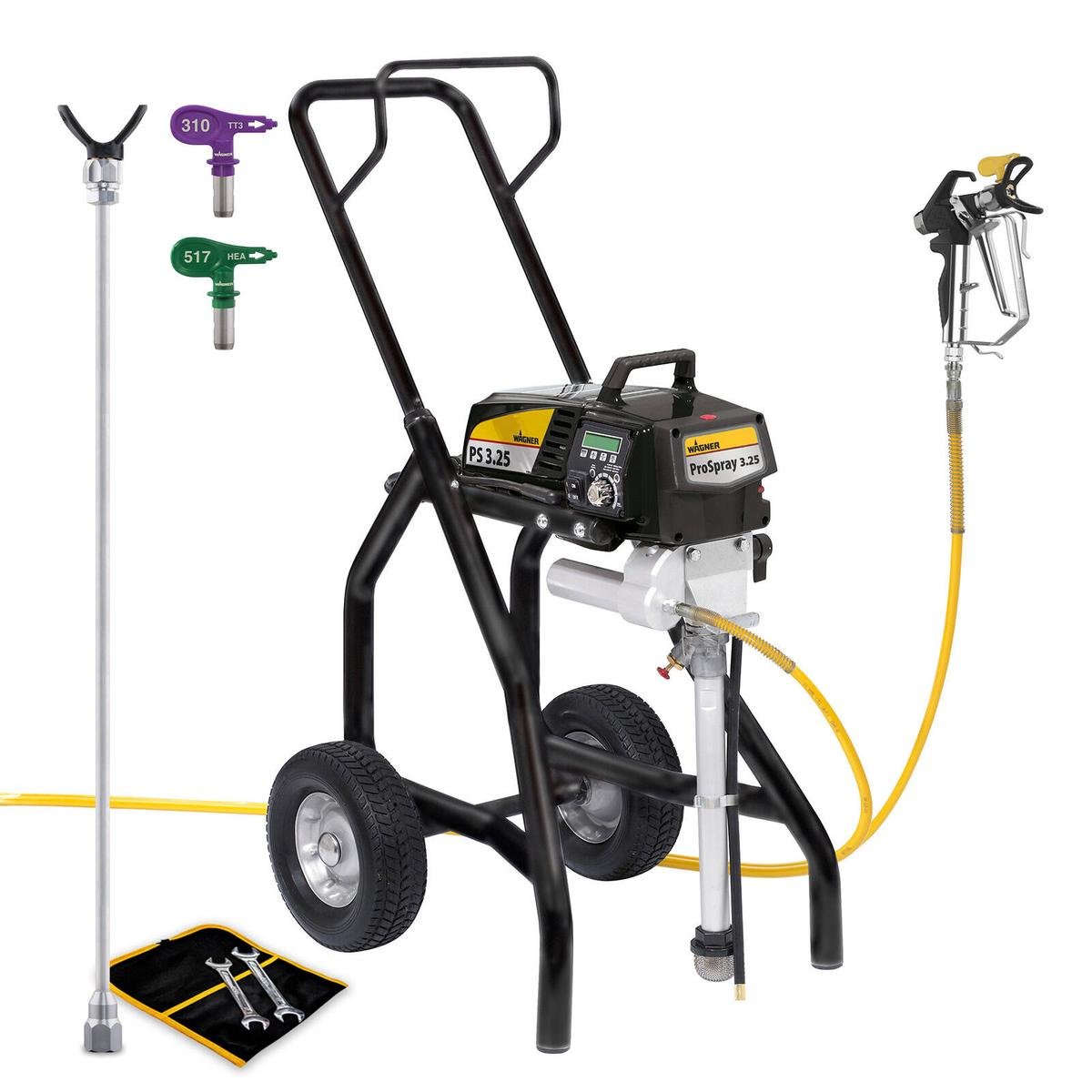 Wagner ProSpray 3.25 Paint Sprayer Highboy Plus - Includes 24" Spray ...