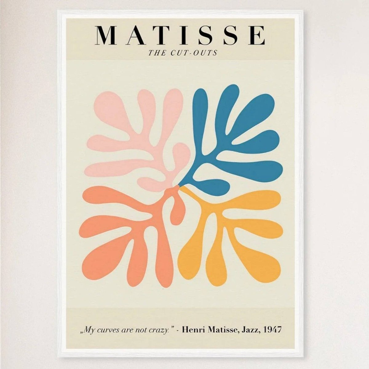 Galrie Henri Matisse Jazz CutOuts Modernist Art Print (1947) for Home ...