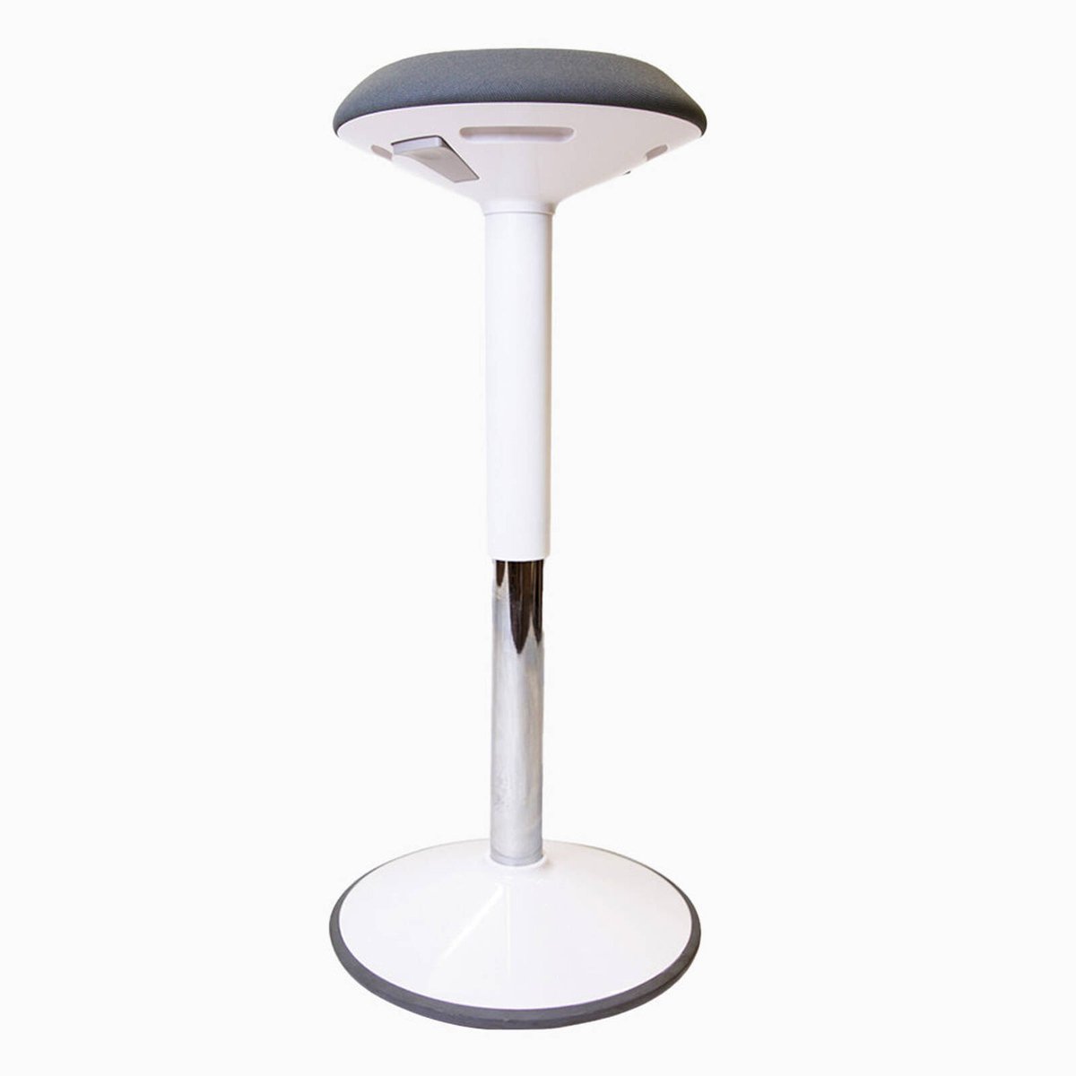 Desky Sit Stand Motion Stool - White - Bunnings Australia