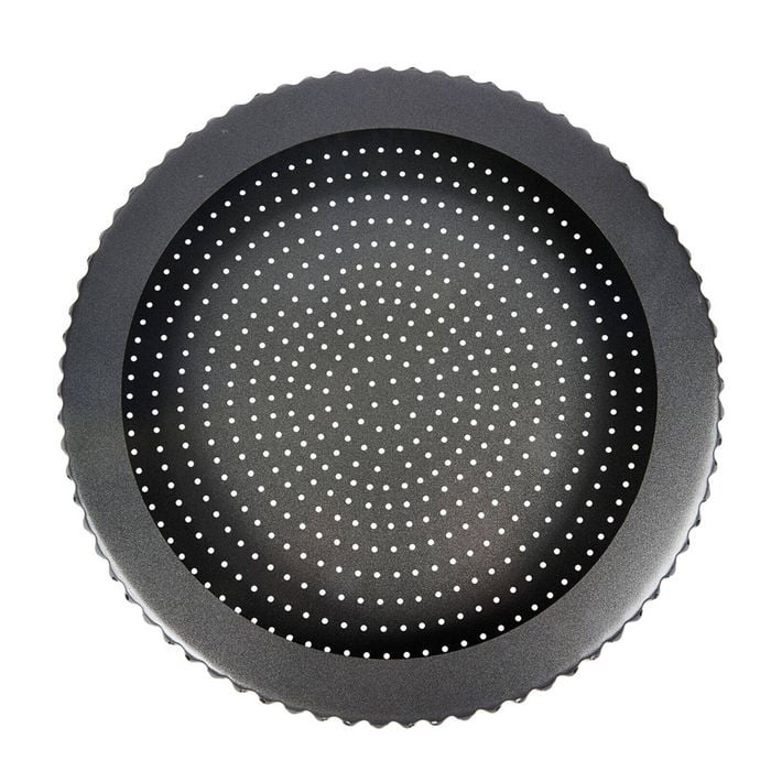 Mastercraft Crusty Bake 30cm Loose Base Round Flan Quiche Pan - Black ...