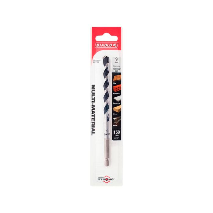 Diablo 9 x 120mm Multi-Material Drill Bit - Bunnings Australia
