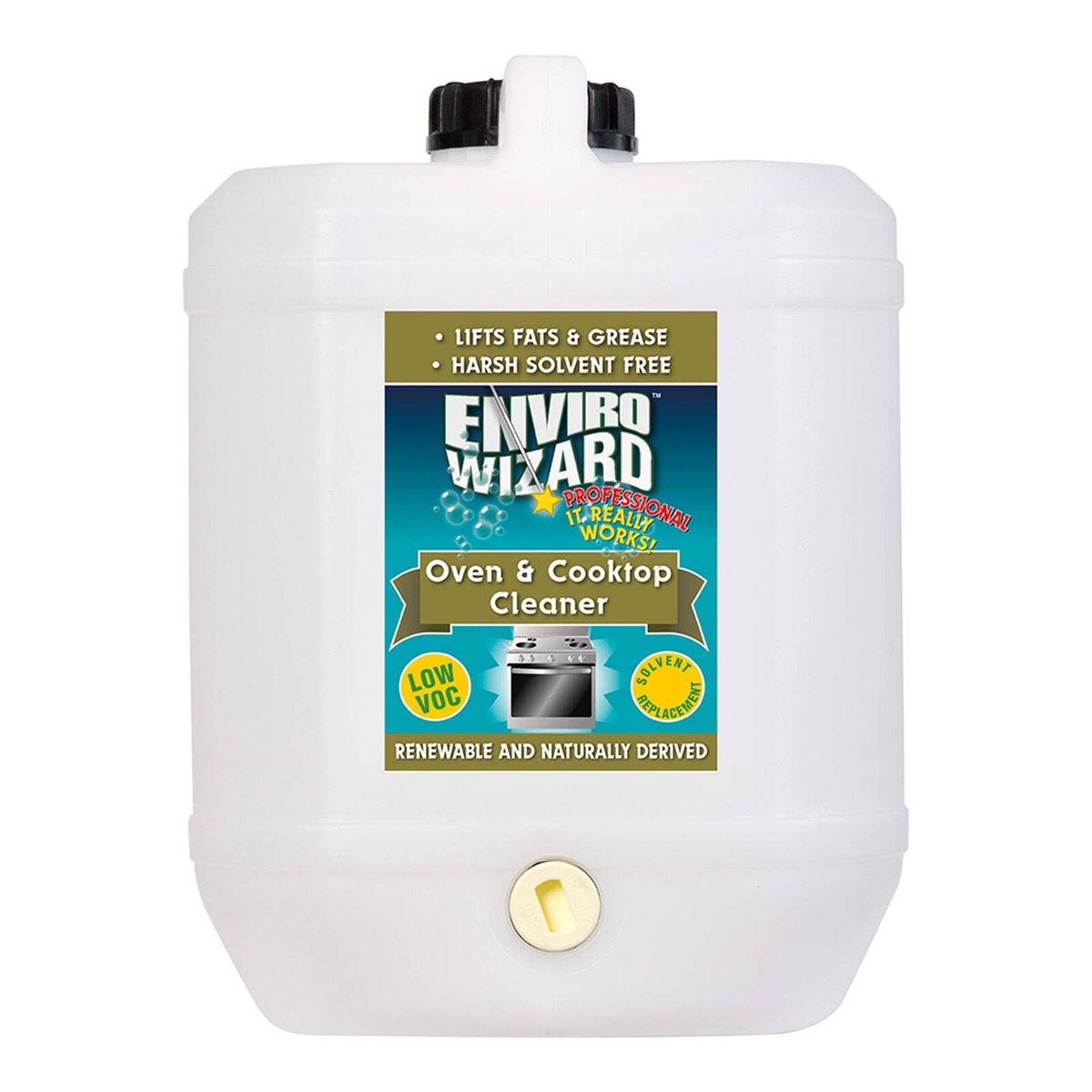 Enzyme Wizard Oven & Cooktop Fats Grease Cleaner 20L - Bunnings Australia