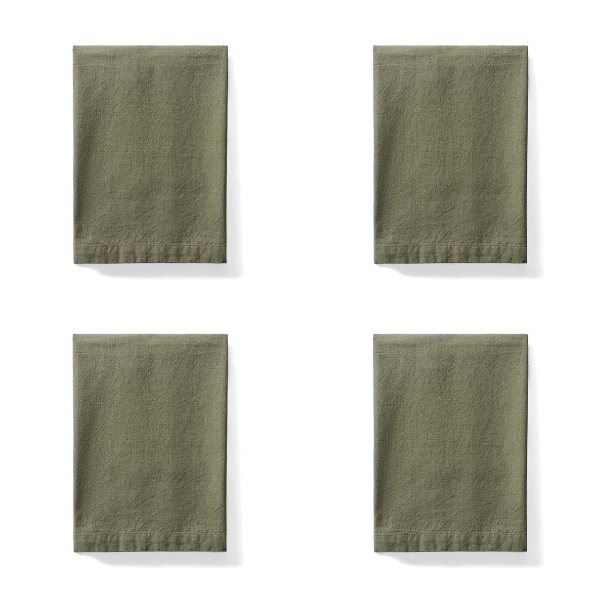 Amalfi Sorrento Liveable Linen Napkins 4pcs Set Green 45x45x1cm ...