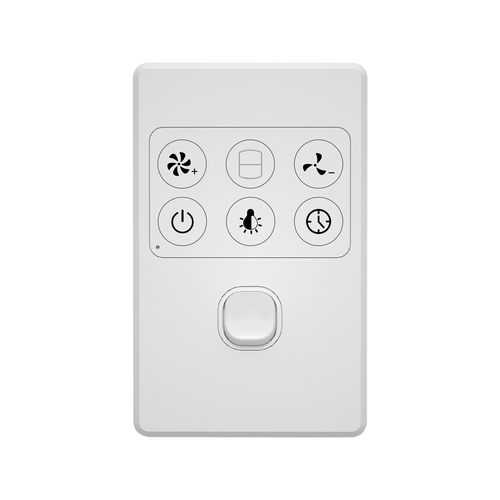 Arlec DC Ceiling Fan Wall Controller - For DC Boston II - Bunnings ...