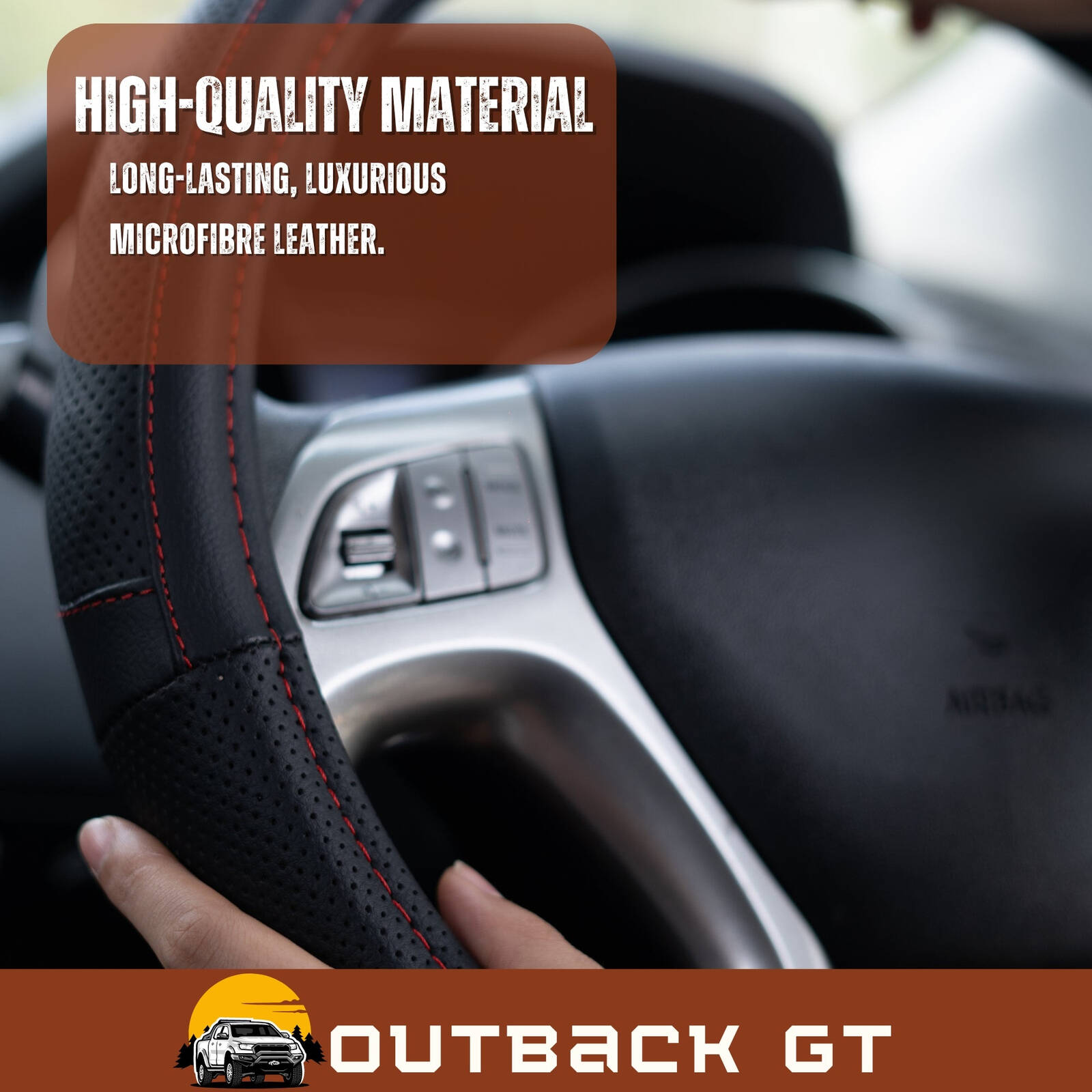 Steering Wheel Cover for Toyota Granvia 2019 Current 38CM Circle Bunnings Australia