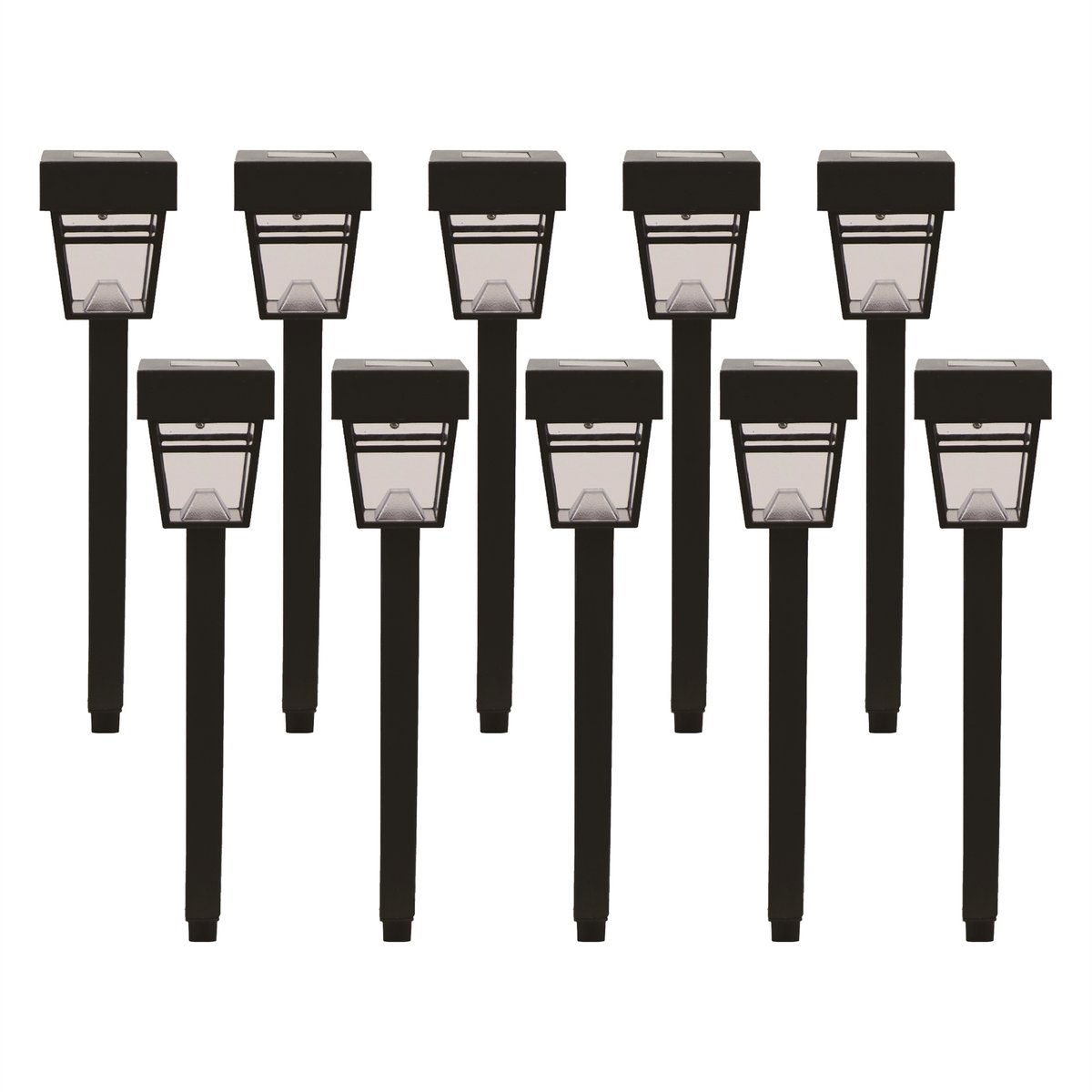 Click Classic Solar LED Pathway Light - Pack of 10 - Bunnings New Zealand