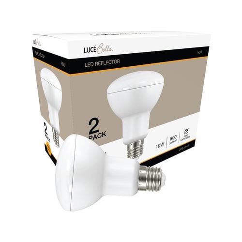 Luce Bella R80 E27 LED 800lm 10W Warm White Globe - 2 Pack - Bunnings ...