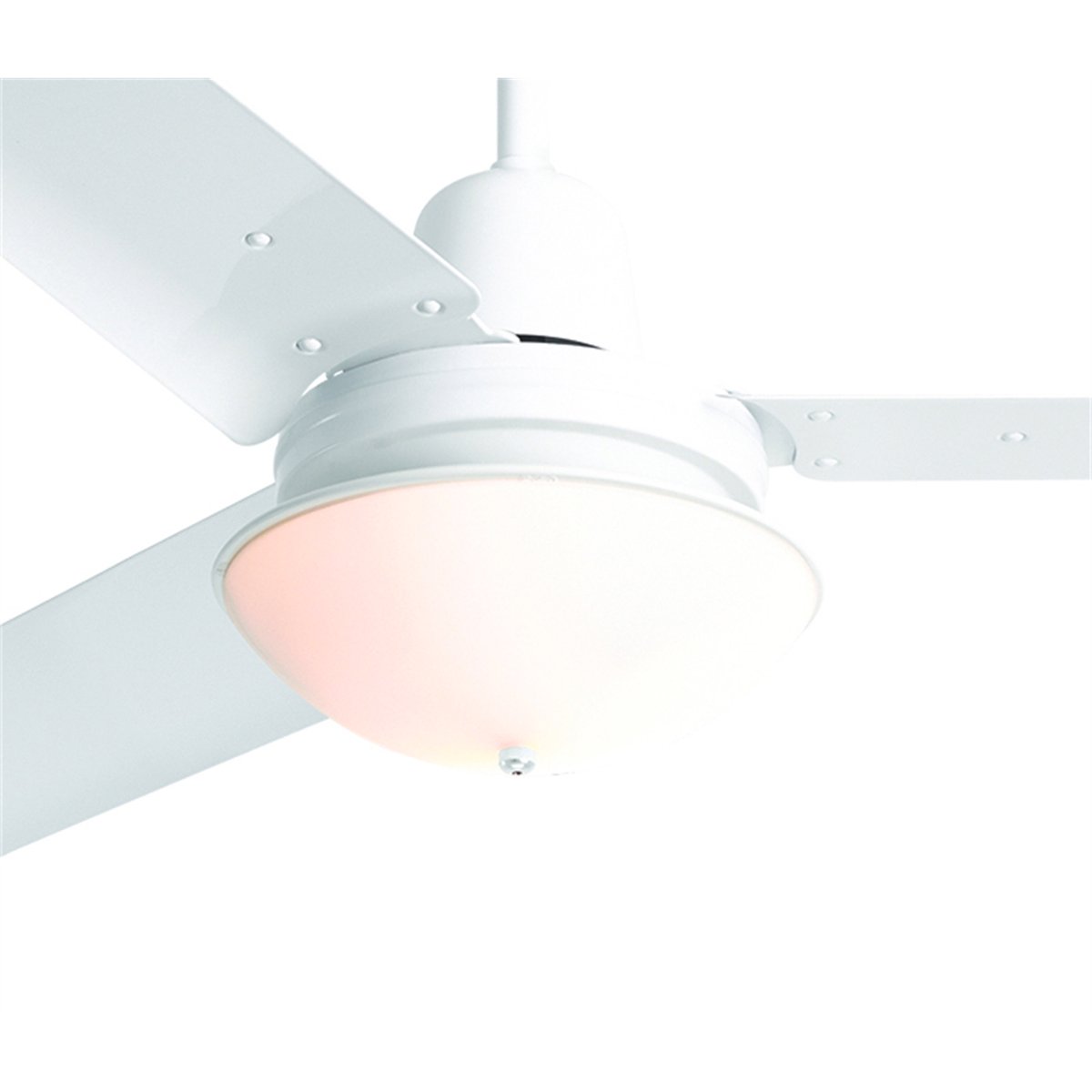 HPM 245 x 90mm White Oyster Light - Suits HPM Ceiling Fans - Bunnings ...