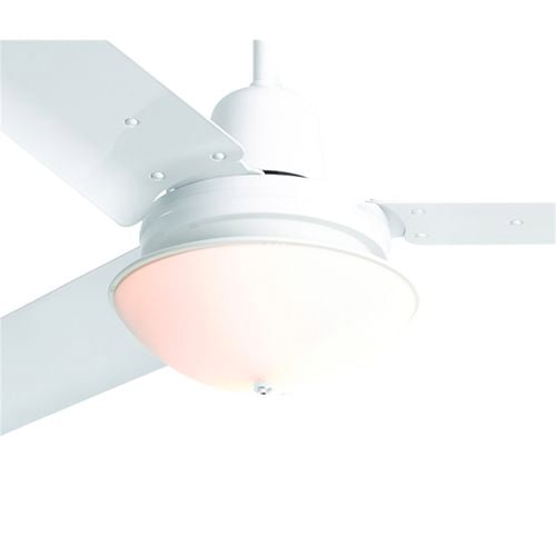 HPM 245 x 90mm White Oyster Light - Suits HPM Ceiling Fans - Bunnings ...