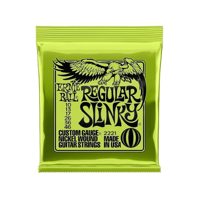 Ernie Ball 2221 Regular Slinky Electric Guitar Strings 10-46 - Single - Bunnings Australia