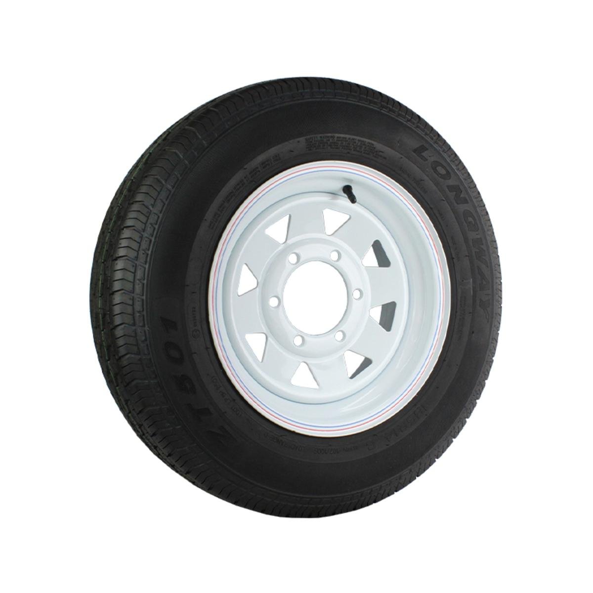 Sunrise Trailer 15" Wheels Rim and Tyre Fitted - Landcruiser 6 Stud ...