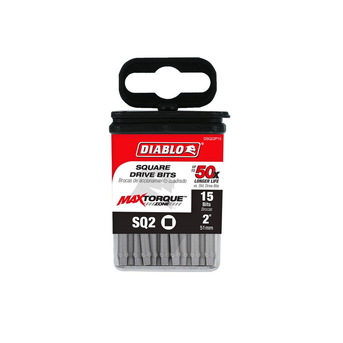 Diablo Power Bit SQ2 2" 15 Pack - Bunnings Australia