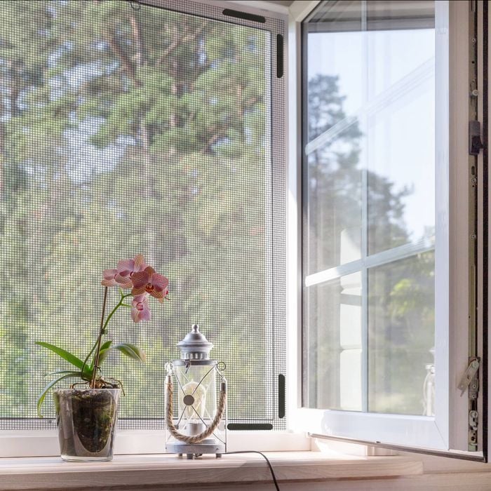 Pillar 2 x 2m Black Magnetic QuickFit Flyscreen Kit - Bunnings Australia