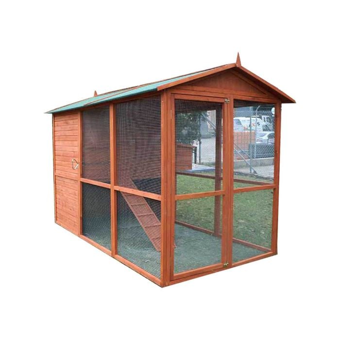 Giant Walk In Castle Chicken Coop - Bunnings Australia